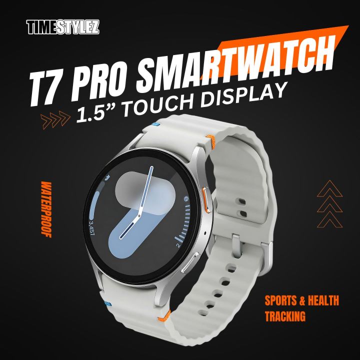 T7 Pro Smart Watch 7 – 1.5” Touch Screen, Bluetooth Call, Heart Rate ...