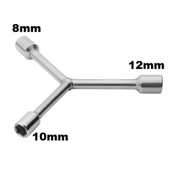 3 in 1 3 Way Triangle Wrench Hex Socket Wrench Repair Tool For Car ...