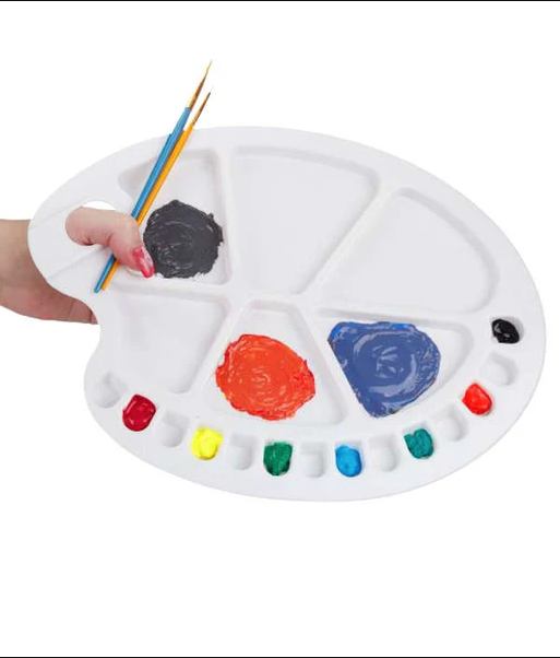 color mixing palette |color mixing | Color mixing tray | color mixing ...