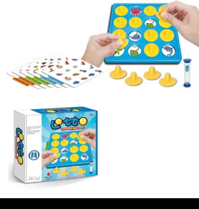Lotto Memory Game Education Toy Carton Animal Card Match Chess Board ...