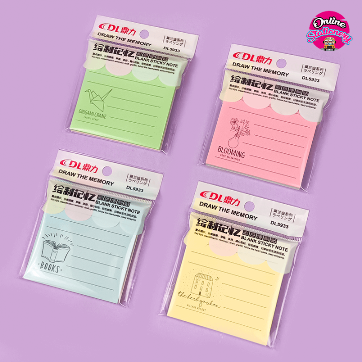 DL Blank Sticky Notes 75 X 75mm | Daraz.pk