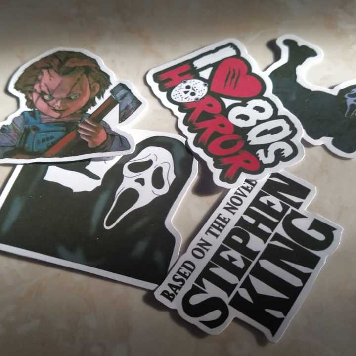 25pcs HORROR MOVIES sticker pack based on various iconic scary movies ...