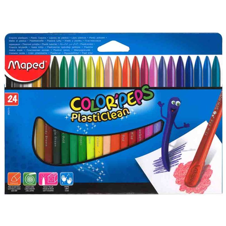 Pack of 12 Art Supply Childs Plastic Crayons with Box | Daraz.pk
