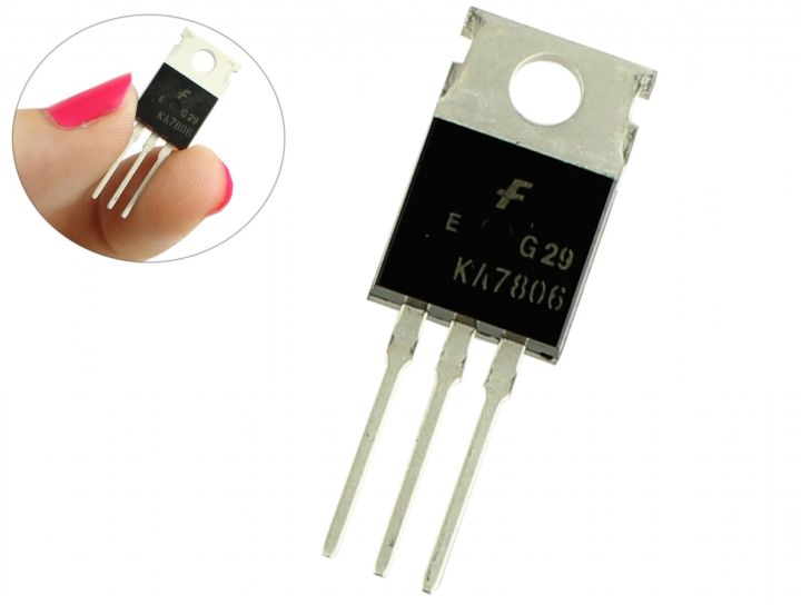 LM7806 L7806 7806 Linear Voltage Regulator IC 6V Positive Voltage Step Down IC In Pakistan ...