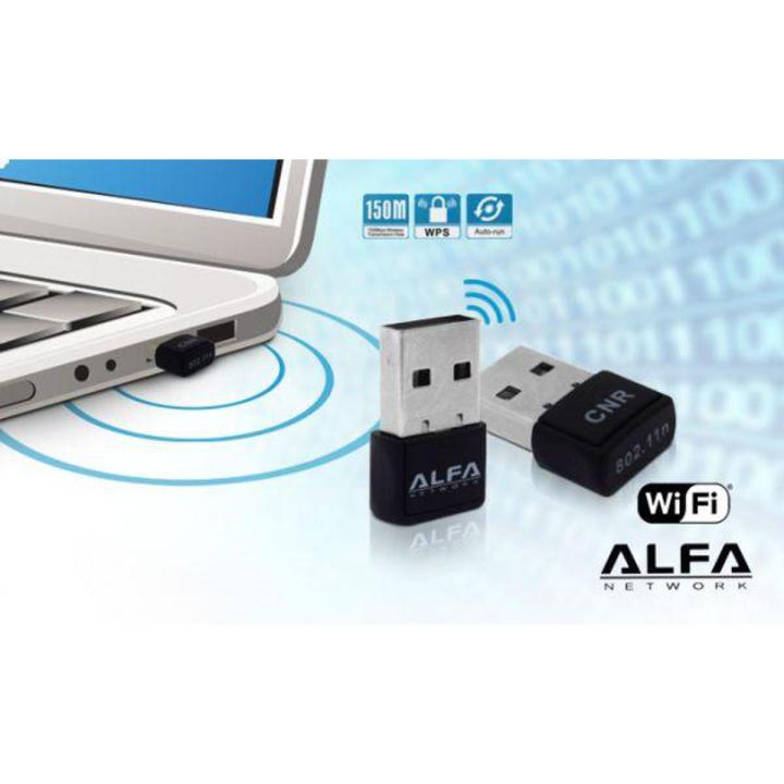 USB ALFA Mini Wireless Wifi Adapter Dongle Receiver Network LAN Card PC 300Mbps USB 2.0 Wireless ...