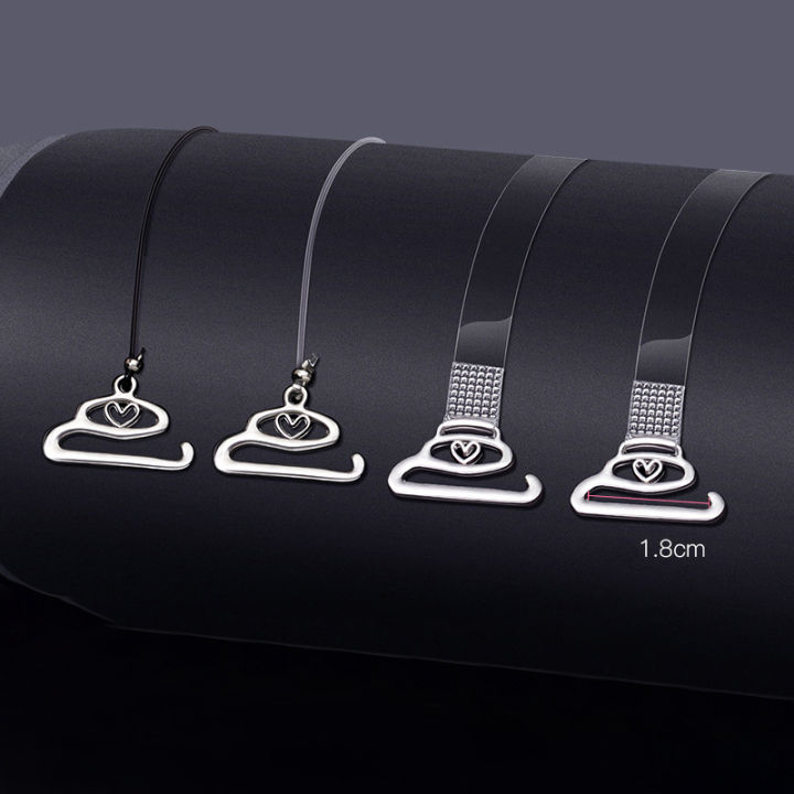 Transparent Invisible Non-marking Non-stretching Strip Underwear Straps ...