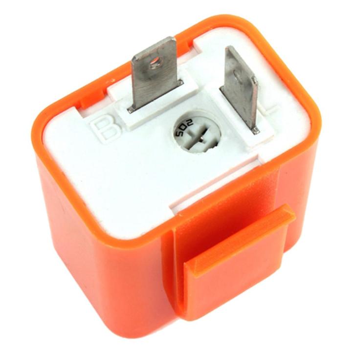 Signal Indicator Relay-1 x 2-Pin Speed Adjustable LED Flasher Relay Fix ...