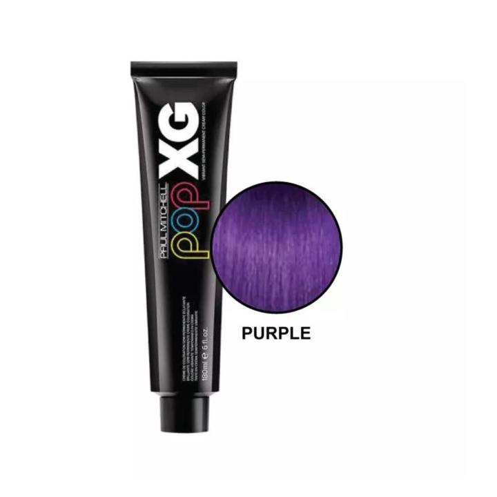 ZU POP XG Semi Permanent Hair Color 180ml Tube - Purple | Daraz.pk