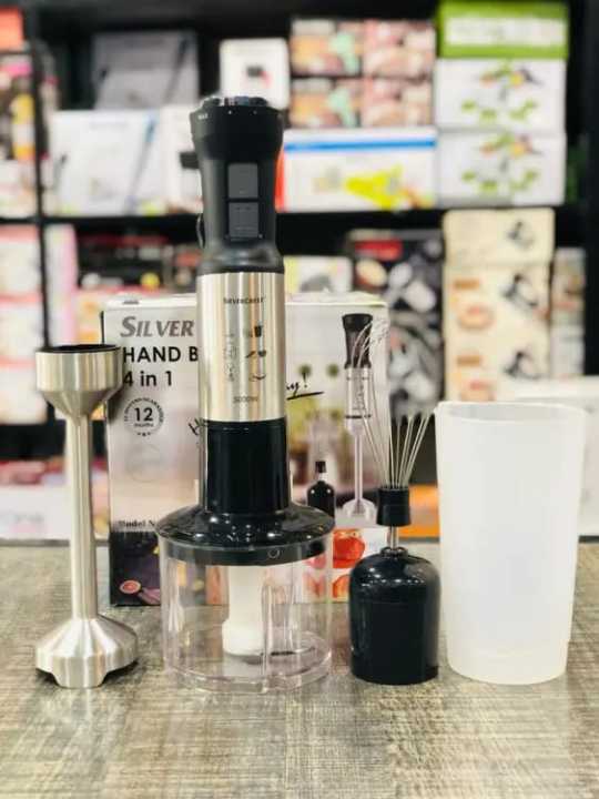 New 4in1 Hand Blender Set Multifunctional Powerful With Coffee Beater 3000w Stainless Steel ...