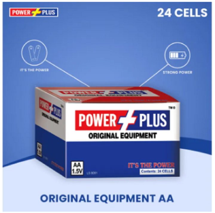 POWER PLUS BATTERY ORIGINAL EQUIPMENT-AA ( 24 /BOX) | Daraz.pk