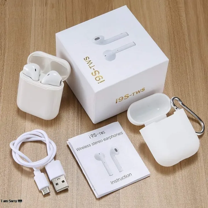 I12 and i9s TWS Bluetooth Earbuds with HD Sound, Noise Reduction, Touch ...