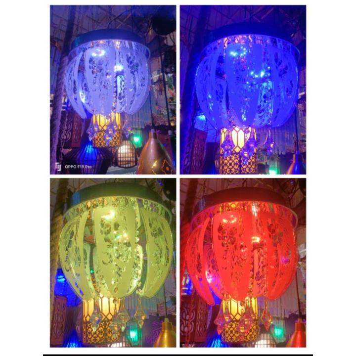 fancy LED 300mm chandelier ceiling light RGB | Daraz.pk