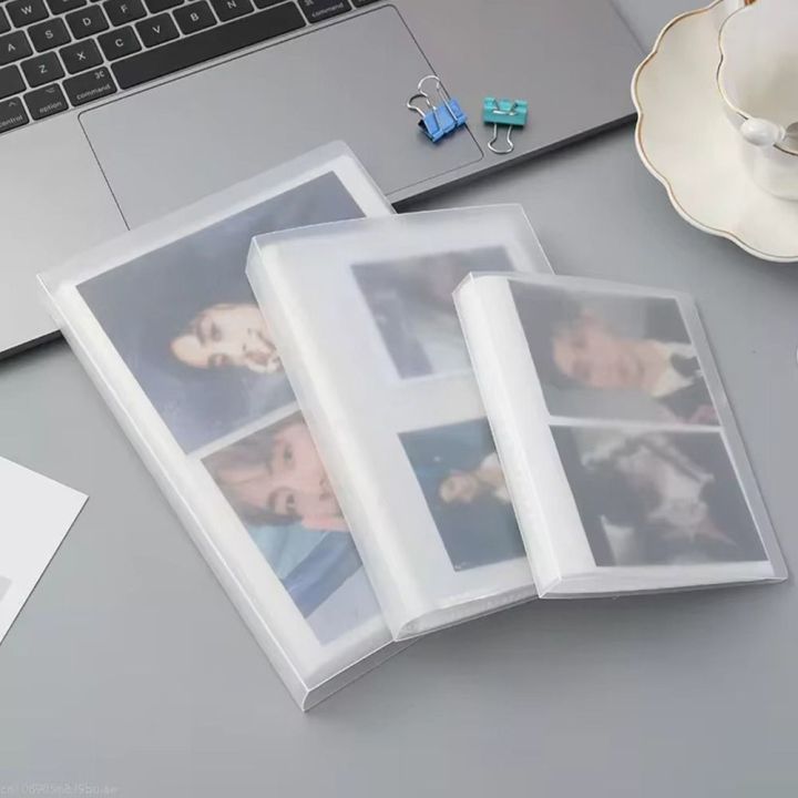 Simple PVC Photo Album Transparent 3 Inch Idol Card Collection Binder ...