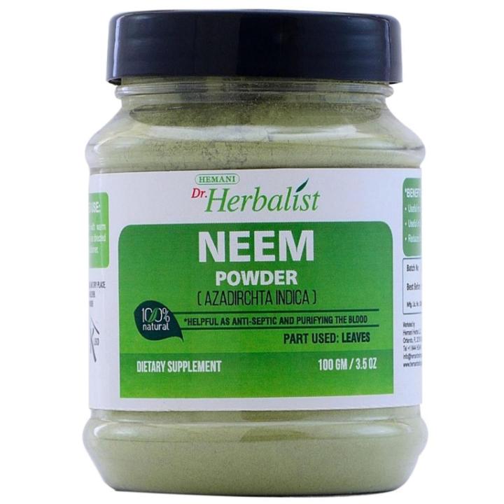 𝗛𝗘𝗠𝗔𝗡𝗜 𝗟𝗜𝗩𝗘 𝗡𝗔𝗧𝗨𝗥𝗔𝗟 - NEEM POWDER 100GM | Daraz.pk
