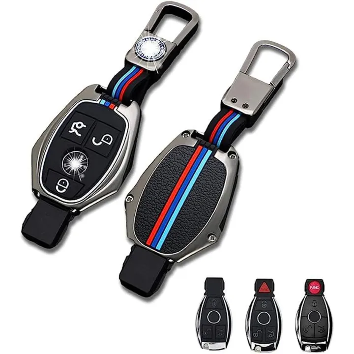 Mercedes Benz Metal Key Ally Cover | Daraz.pk
