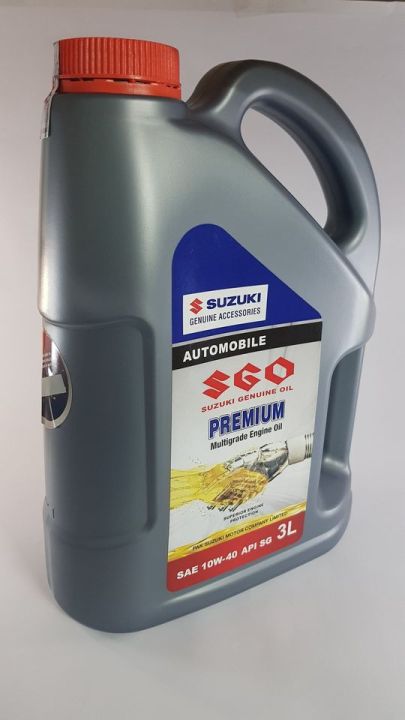 Suzuki Engine Oil SAE 10w-40 Premium Multi grade 3 Liters | Daraz.pk