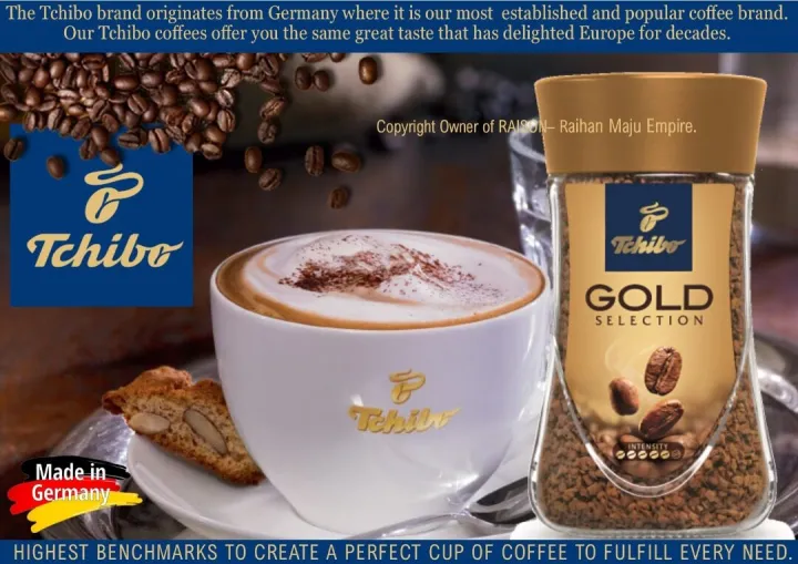 Tchibo Instant Coffee Gold Selection Made of Dark-Roasted Robusta Beans ...