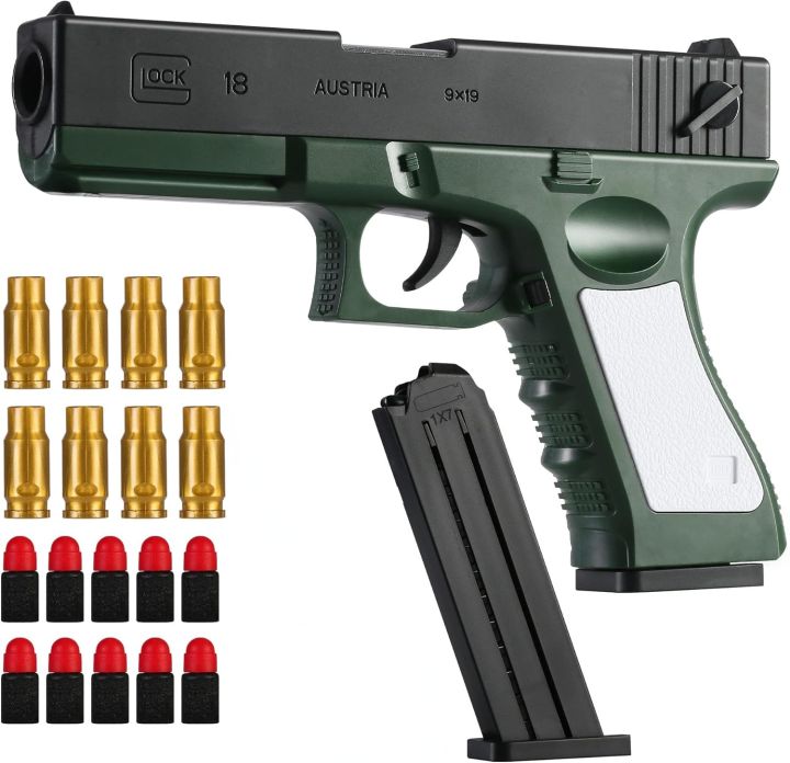 G LOCK GUN G Lock Toy Gun Shell Ejection & Pull Back Action Color ...