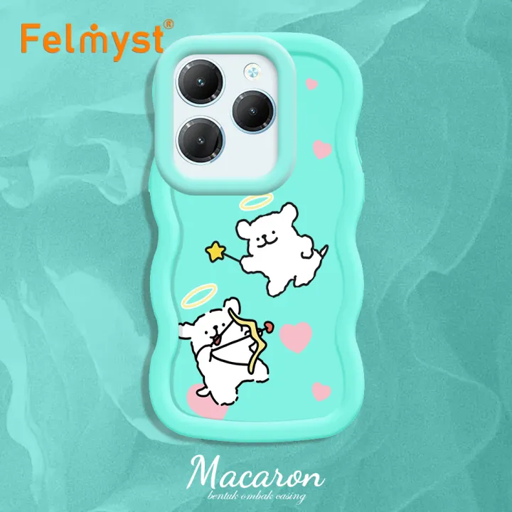 FELMYST for Infinix Hot 40 Pro Tecno Spark 20 Pro Back Cover Big Wave ...