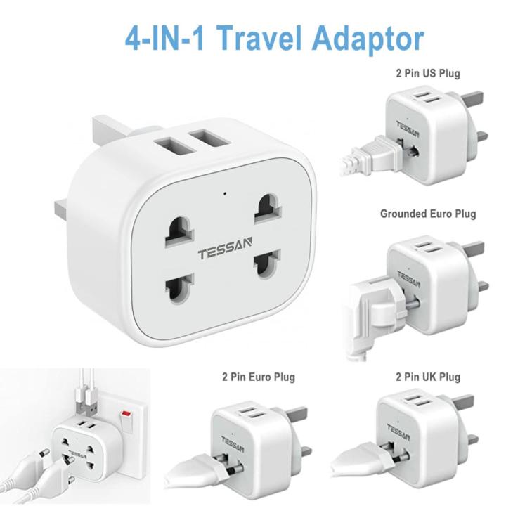 Toothbrush Adaptor Plug Socket 2 Pin to 3 Pin Electric Converter for ...