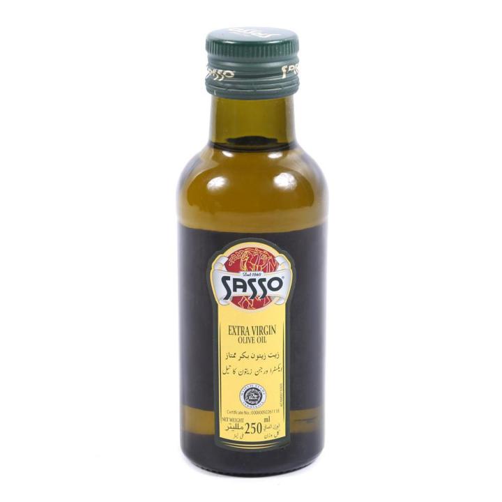 SASSO OLIVE OIL EXTRA VIRGIN BOTTLE 250 ML | Daraz.pk