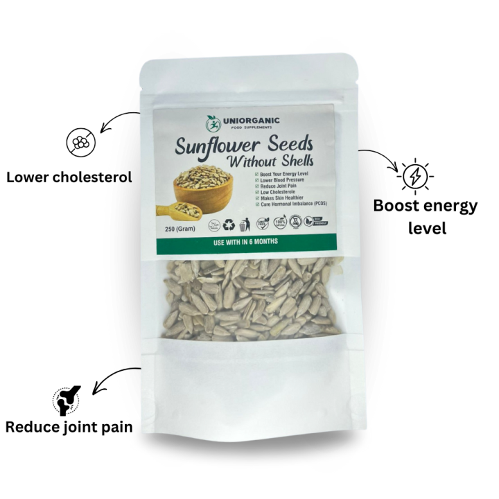 Sunflower Seeds Without Shell 250 Grams For Eating Unshelled | Peeled ...