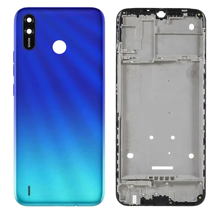 Tecno Spark 4 Lite Middle Frame Housing with Power Volume Buttons ...