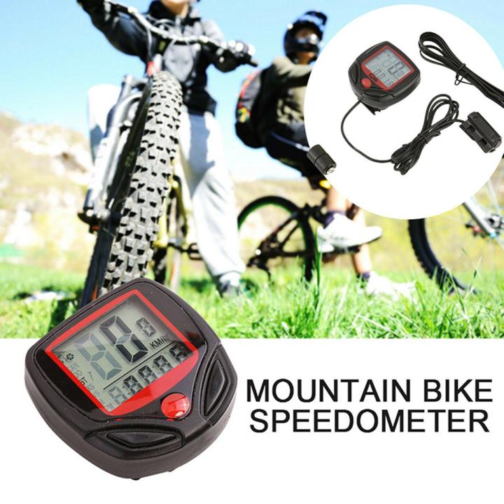 Waterproof Bicycle LCD Digital Display Odometer Speedometer Cycling ...