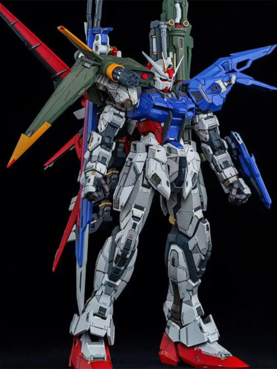 Anime Figure Magic HG Perfect Attack Gundam Assembled Model Red Heresy ...