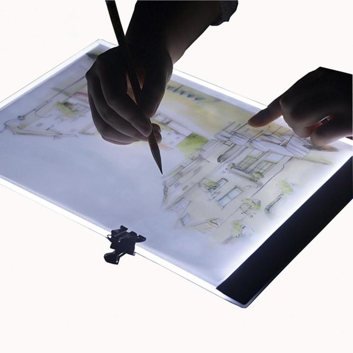 A4 led drawing tablet thin art stencil drawing board light box tracing ...
