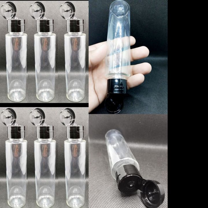 Empty Plastic Push Bottle 100ml / Empty Bottles for Hair Oil / Lotion ...