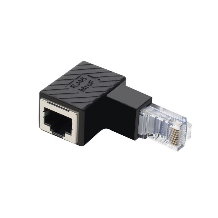 High Quality ABS Network Cable Connector 90 Degree Male To Female ...