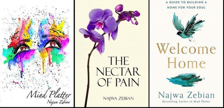 Mind Platter / Nectar Of Pain / Welcome Home By Najwa Zebian ( Set of 3 ...
