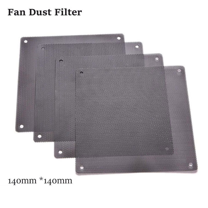2PCS/lot 140mm Black PVC Fan Filter Dustproof Case Computer Mesh Dust ...