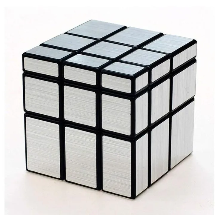 Original Silver Rubik's Cube 3x3x3 - Unique and Stickerless - Sleek and ...