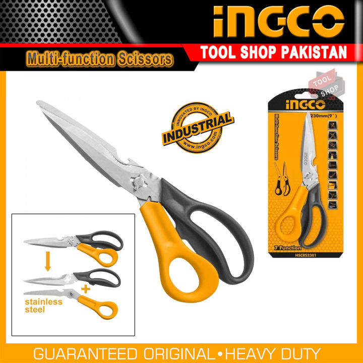 Ingco Multi-function Scissors 9 Inch 7 Function | Daraz.pk