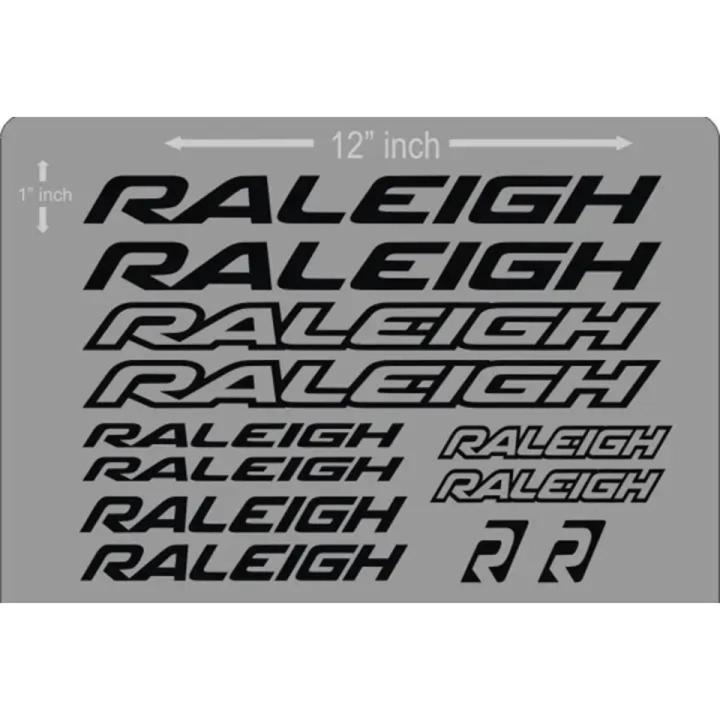 Push Bike Cycle Stickers Luminous Reflective 10 Piece Full Set Plotter ...