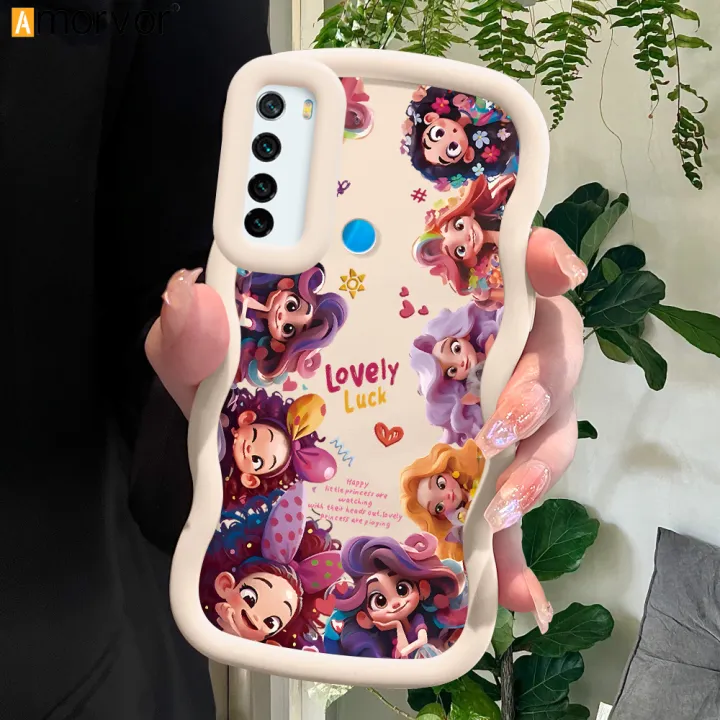 AMORVOR for Redmi Note 8 Back Cover Dopamine Princesses Pattern Luxury ...