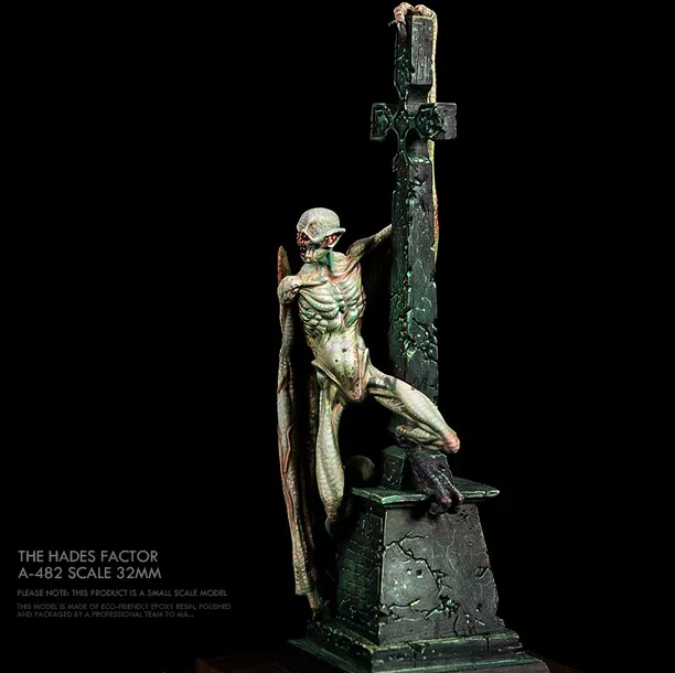 32mm Hell Ghost Resin Female Soldier White Mold (Original Special) A ...