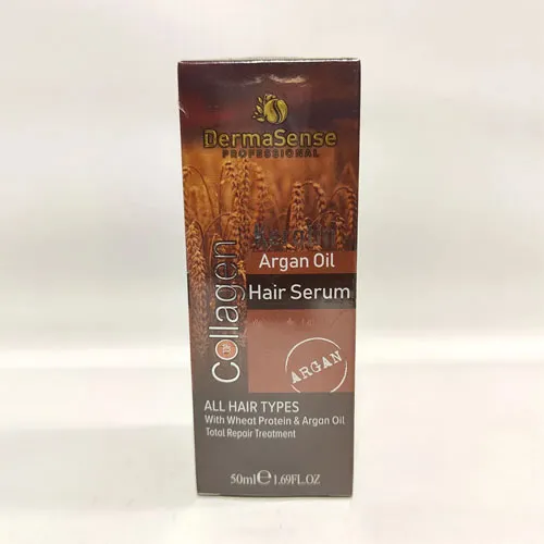 Dermasense Argan Oil Collagen Hair Serum With Wheat Protein For All ...