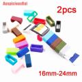 |AuspiciousRui| 2pcs Colorful Silicone Rubber Watch Strap Band Keeper ...