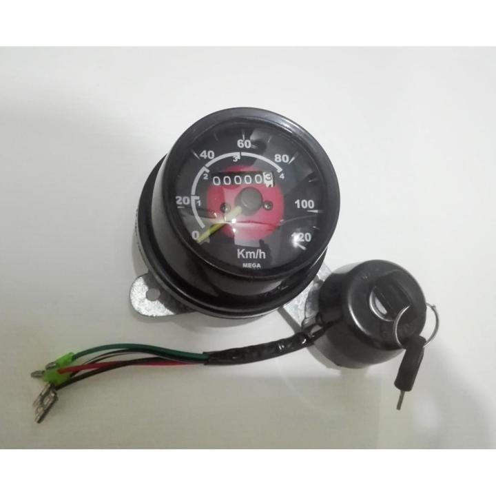 Round Fancy Meter Speedometer with Ignition Switch for Motorcycle ...
