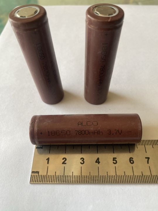 ALCO 18650 Rechargeable 3.7V Li-ion Batteries (7800mAh)// ALCO 18650 ...