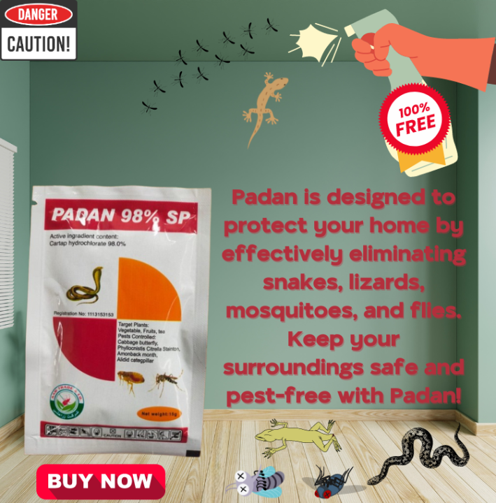 Padan 98% SP | Lizard Repellent, Dangerous Insects & Flying Insects ...