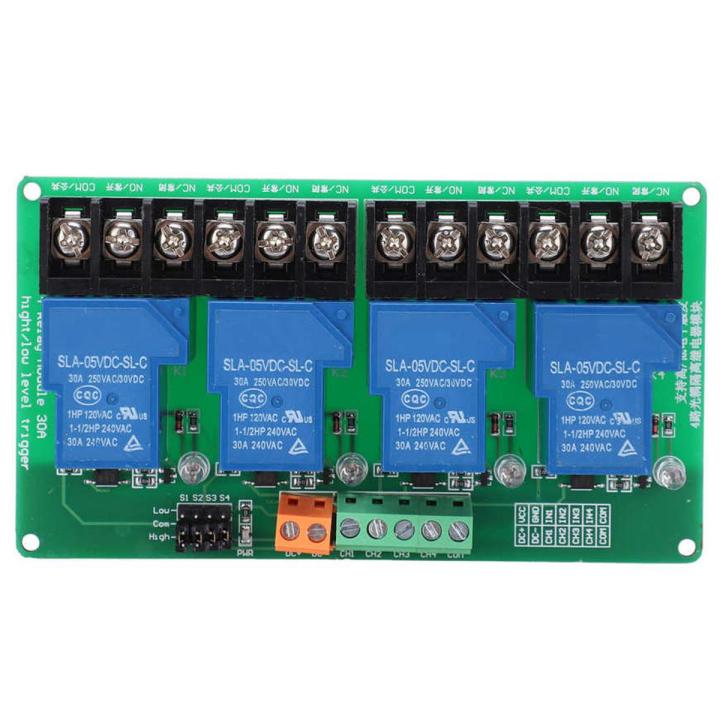 Relay Module 4Channel Circuit Automatic Control Trigger Electronic ...