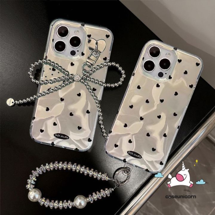 Cartoon Retro Love Heart Luxury Bracelet Case for Redmi A3 12 13 9 10C ...