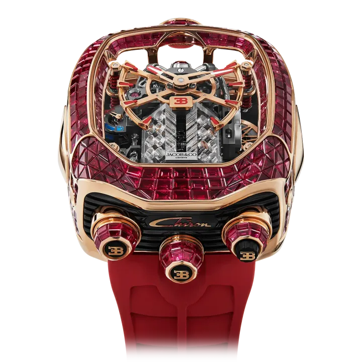 Men’s Luxury Mechanical Bugatti Watch – Sporty Rubber Strap for ...