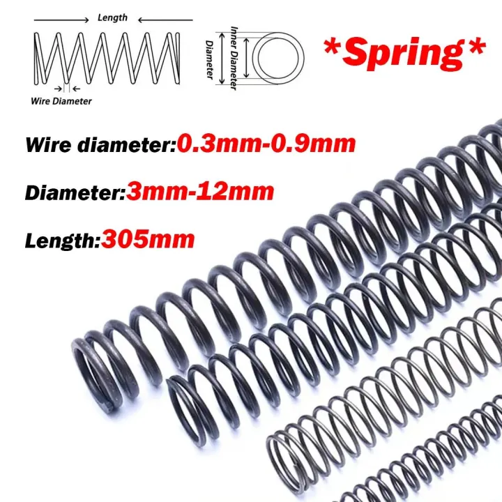305mm Compression Spring 65 Mn Manganese Steel Pressure Springs Wire ...