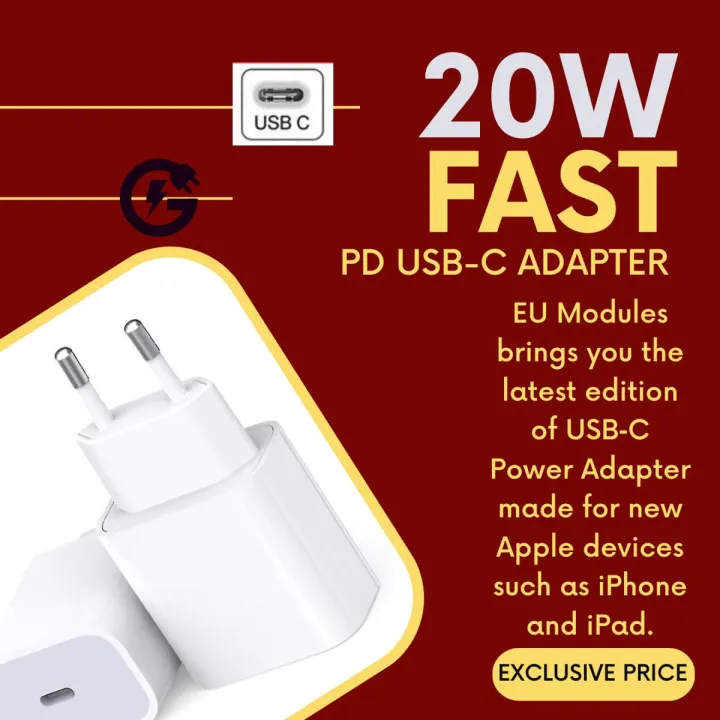 PD 20W Fast Type C Wall Charger | Daraz.pk
