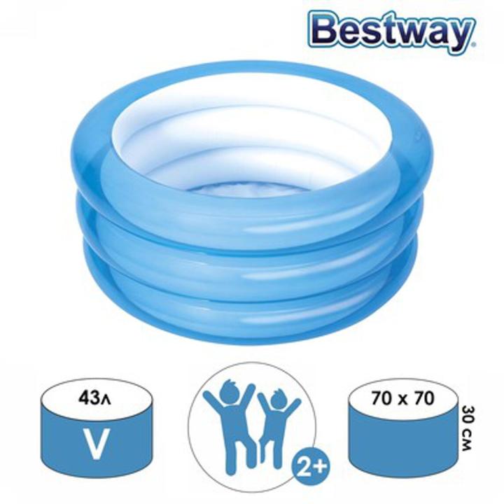 Bestway 51033 - Inflatable Kiddie Play Pool Easy Setup Deflate Baby ...